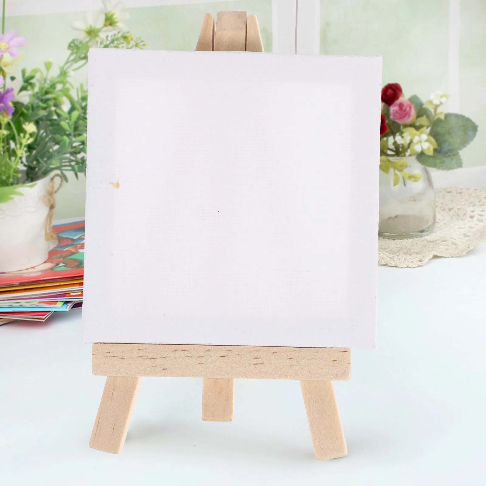 Art Expression Essentials: 6-Piece Stretched Canvas Easel Set for ...