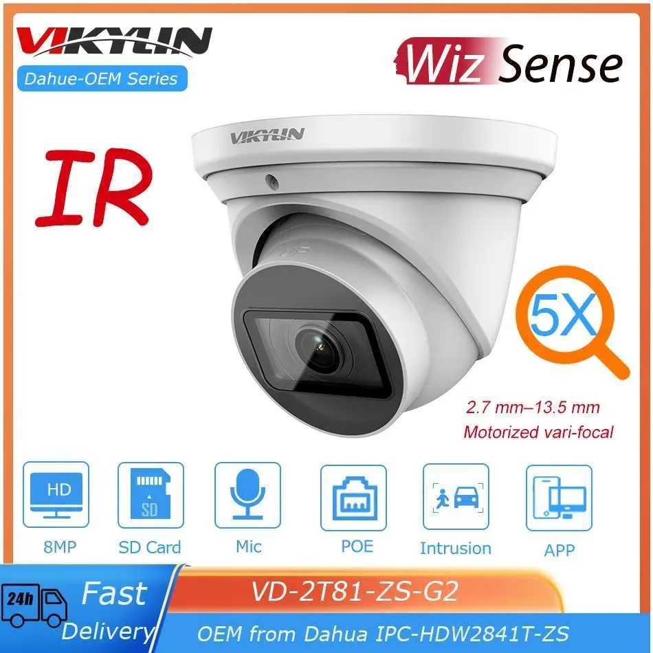 IP Kamery Vikilin Dahua OEM 8MP IR 5X Wizsense IP Camera HDW2841T ZS ...