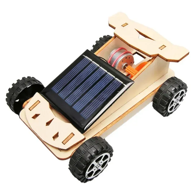 DIY Wooden Solar Car Science Experiment Kit: Building Projects ...