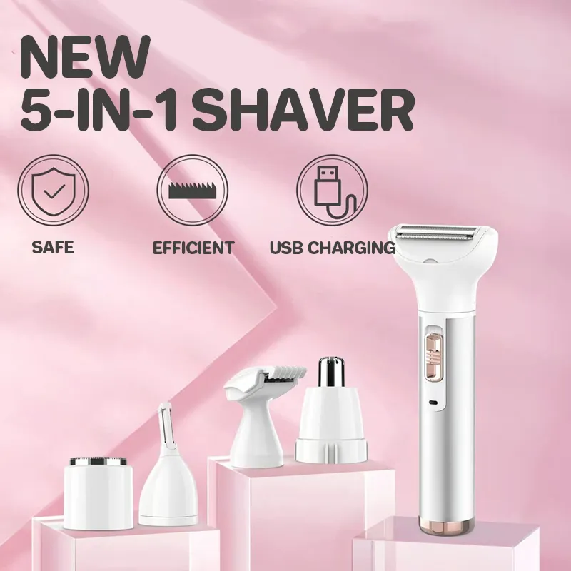 DHgate.com:5-in-1 Electric Razor for Women: Face, Body, Nose, Eyebrow ...
