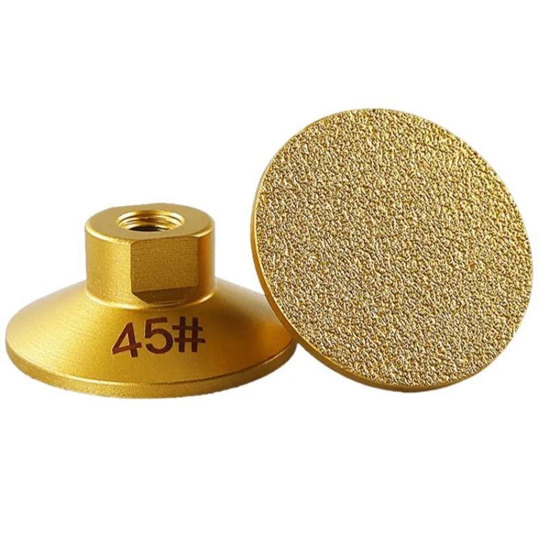45/60/100# Brazed Flat Grinding Head Abrasive Polishing Stone Marble ...