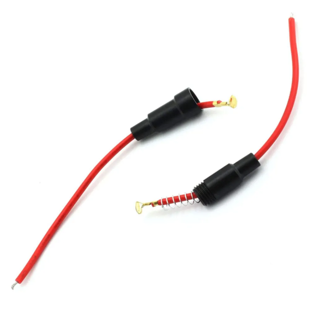 Inline Mini Fuse Holder Screw Type for 5x20mm Glass Fuse 20AWG Wire ...