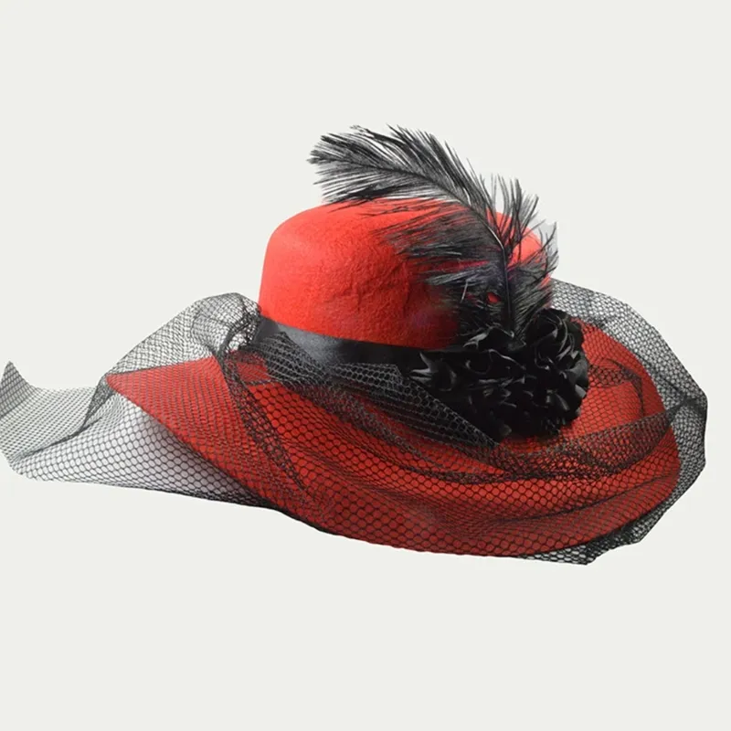 DHgate.com:E15E Womens Elegant Veiled Fascinator Hat with Net for ...