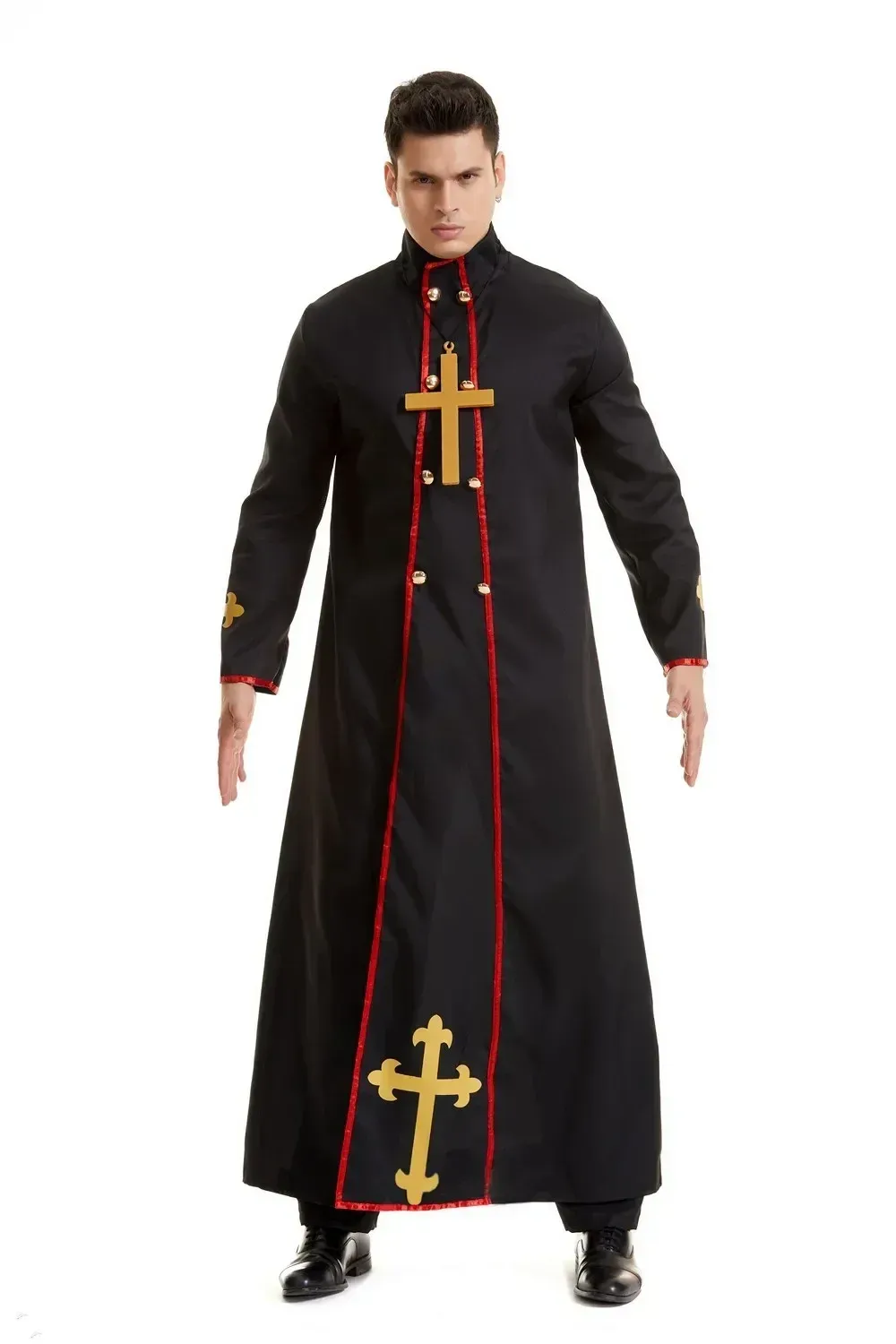 Hauntingly Realistic Black Robe Costume for Dramatic Performances from ...