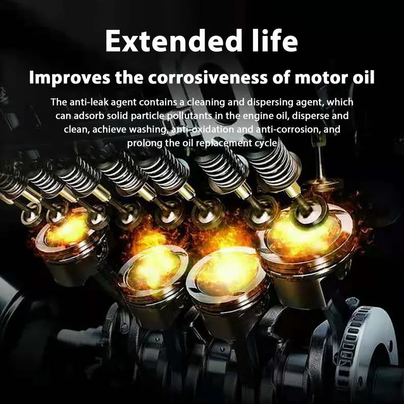 Engine Oil Stop Leak Repair Additive - Recover Elasticity, Reduce Oil ...