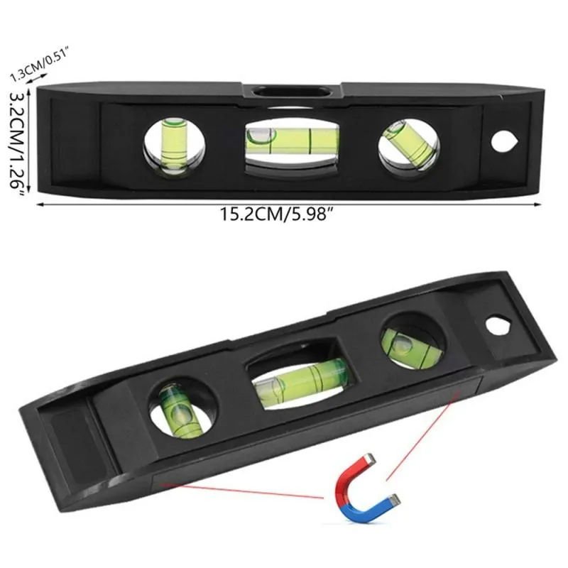 DHgate.com:Magnetic 3-Bubble Spirit Level Ruler | Multi-Purpose ...