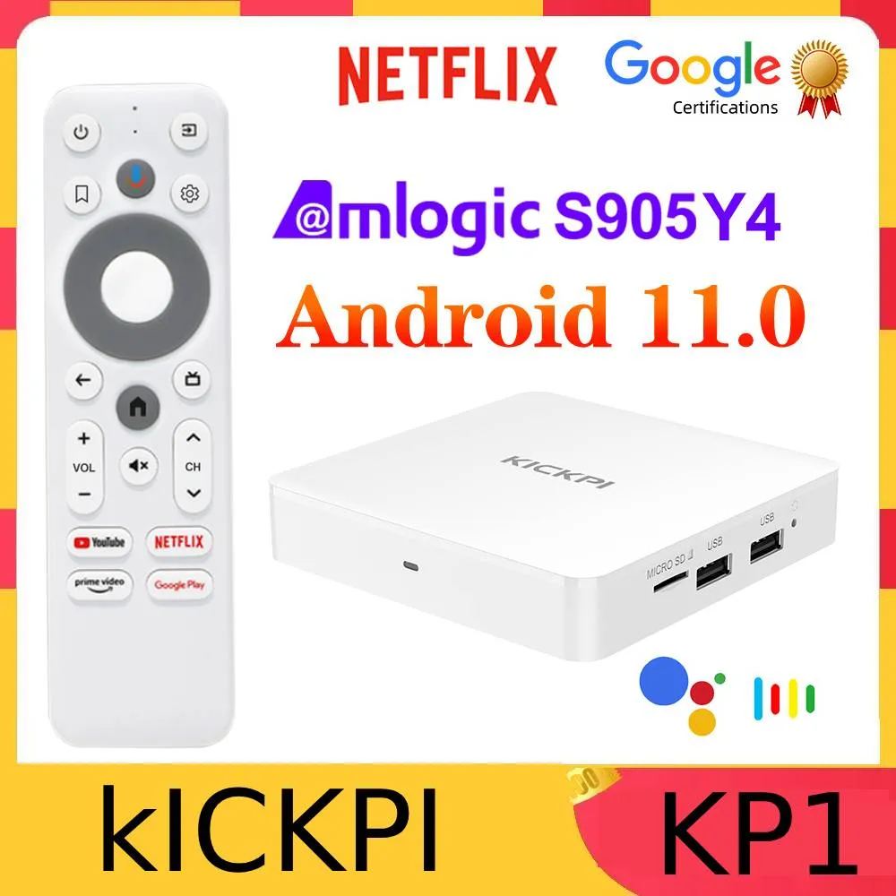 Android TV Box 4K Streaming Device With 2GB RAM, 32GB ROM, Amlogic ...