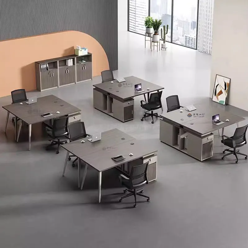 Waterproof Studio Computer Desk With File Cabinet: Durable Wooden ...