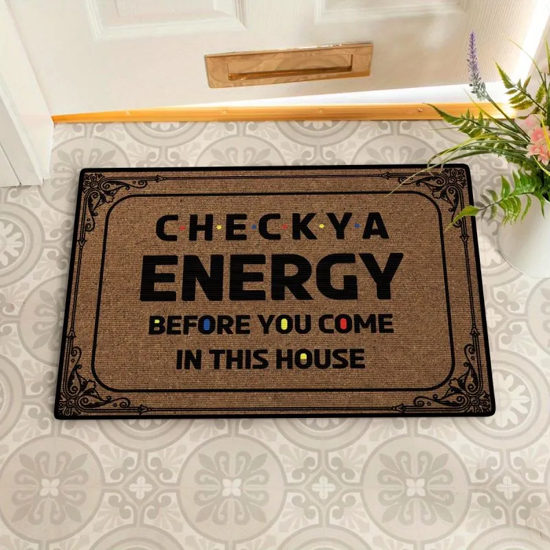 Non-Slip Washable Welcome Doormat: Creative Indoor Outdoor Floor Mat ...