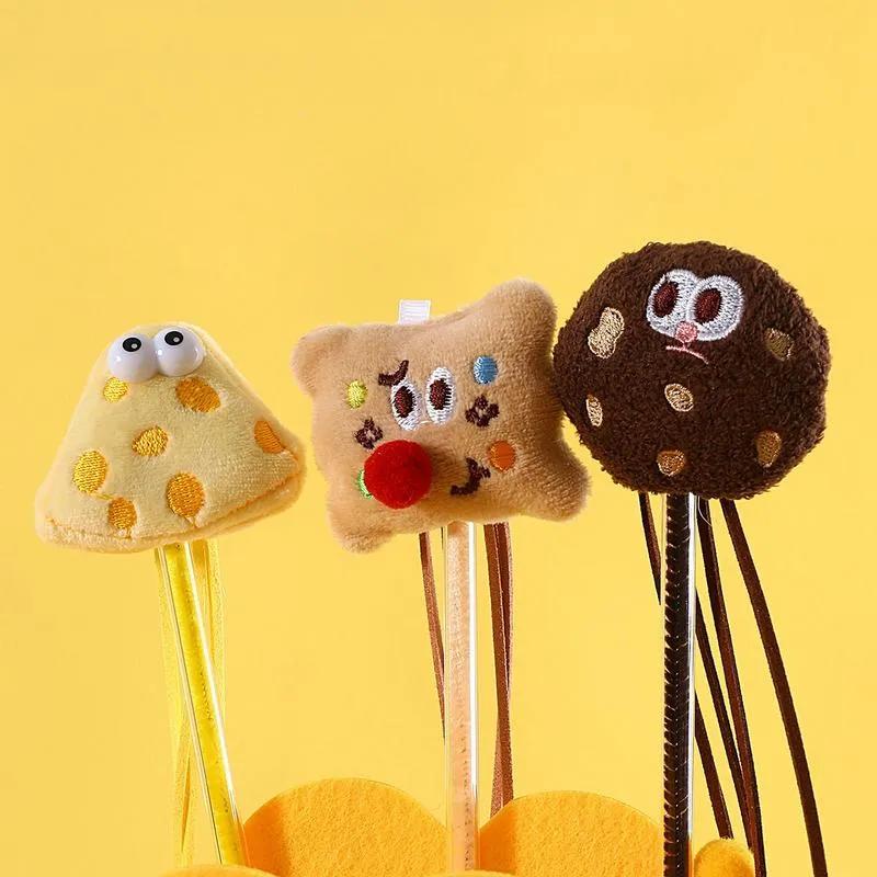 Interactive Cat Teaser Toy: Cat Feather Toys for Exercise and Play ...