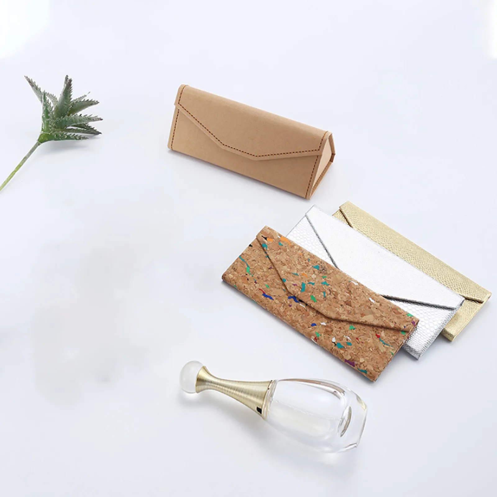 Waterproof PU Leather Sunglasses Case | Portable Triangle Glasses ...