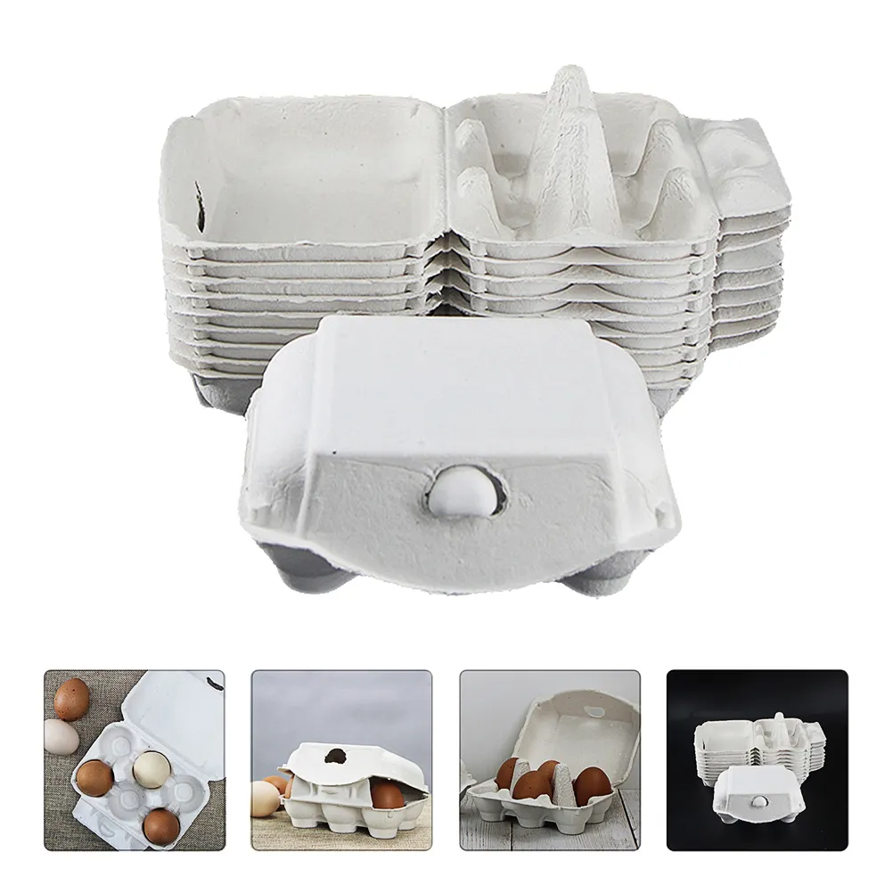 Egg Cartons: 12 Tray Case, Reusable Cardboard Pulp Holder, Paper ...
