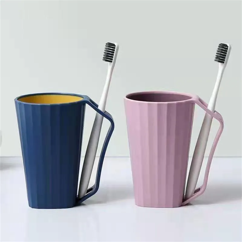 Toothbrush Cup Large Capacity Bathroom Mouthwash Cup With Toothbrush ...