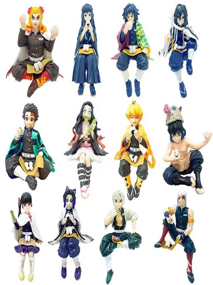 Anime Demon Figure: Tanjirou, Nezuko, Zenitsu, Inosuke, Shinobu ...