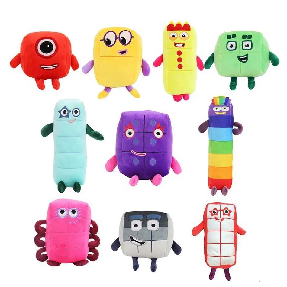 Plush Dolls Numberblocks Plush Toy 14 30 Cm Soft Nanoparticle Filled ...
