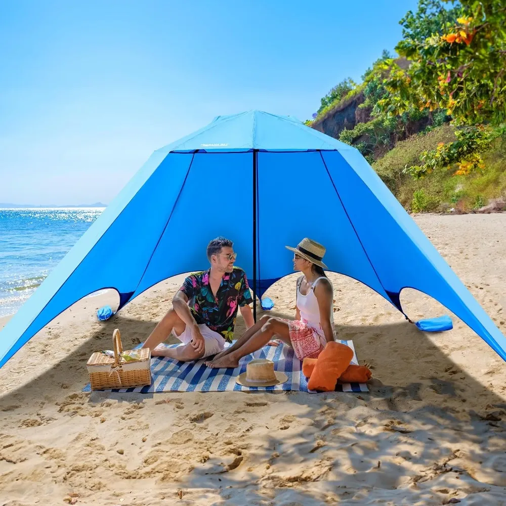 Type, Material, Color, Quantity Pop-Up Beach Tent with UPF 50+ Sun ...