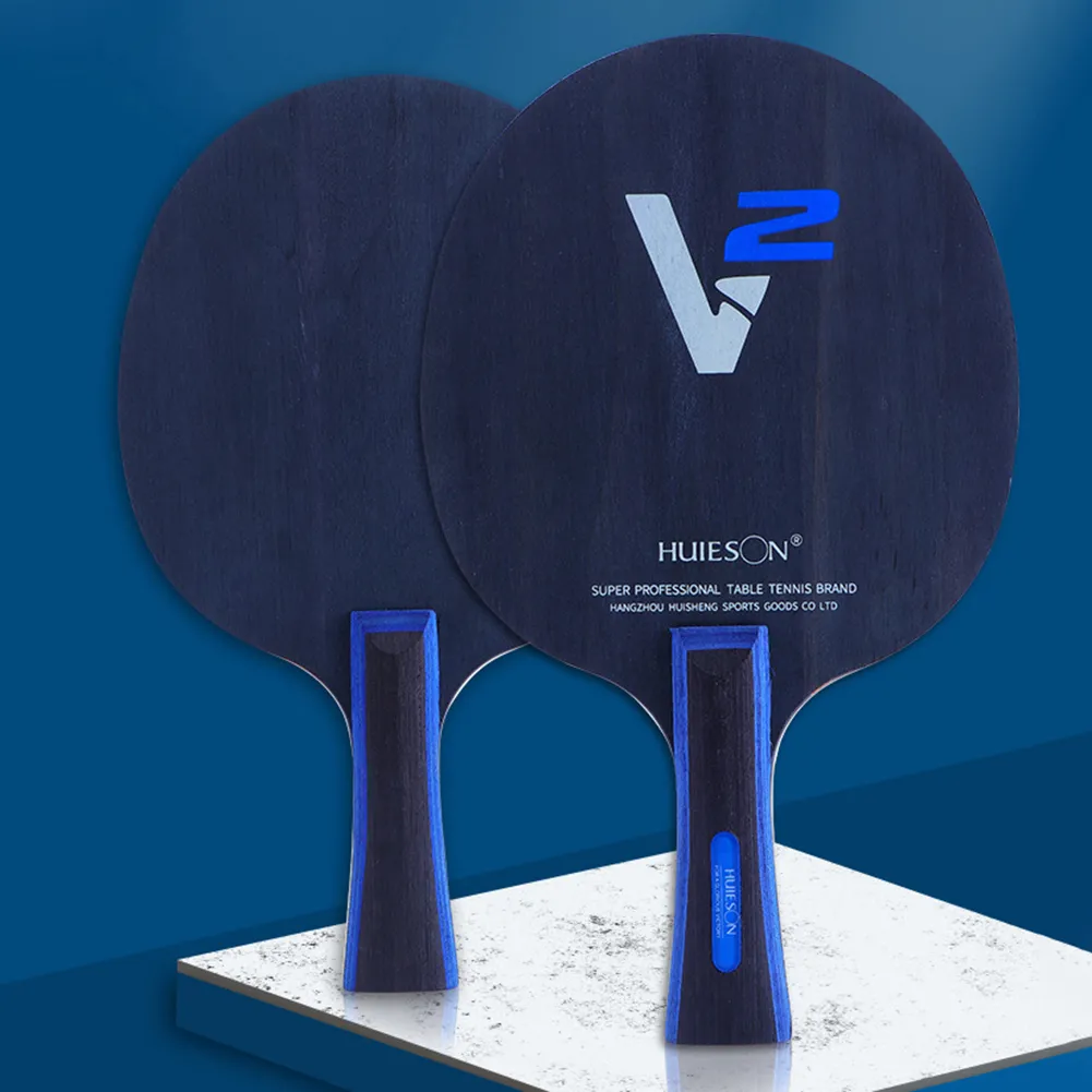 7mm Premium Table Tennis Racket | Durable High-Quality Wood | Long ...