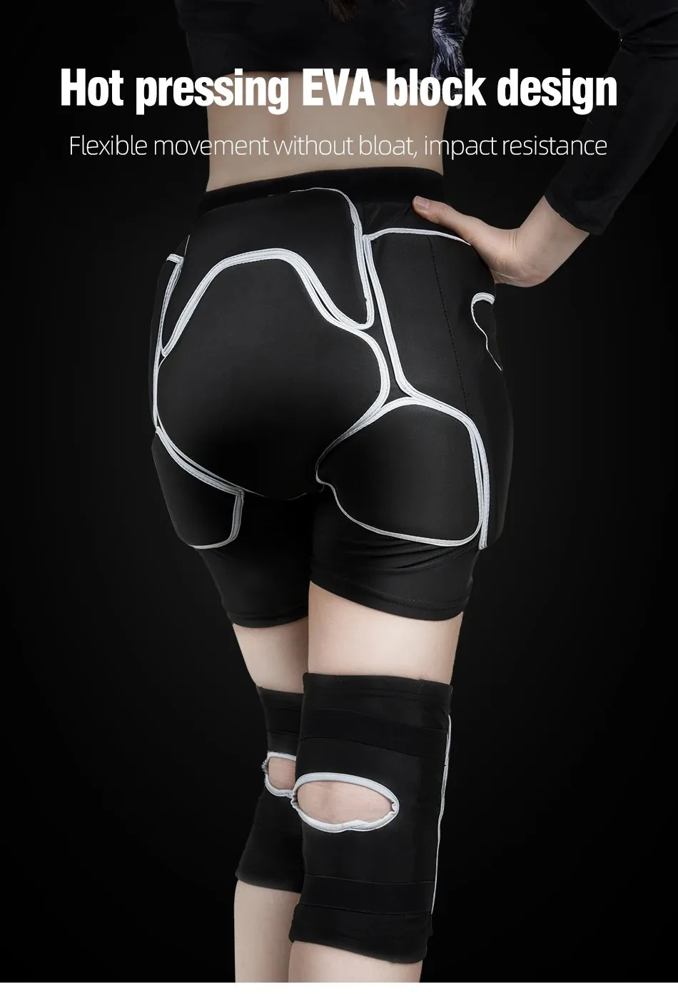 Unisex Short Snowboard Buttocks Protection Pad - COPOZZ Motorcycle ...
