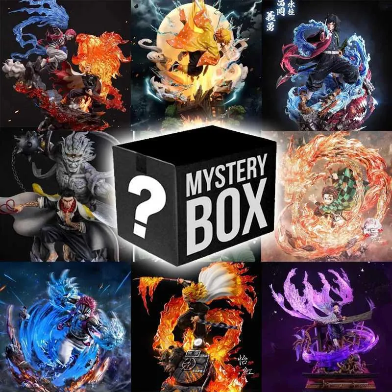 Demon Slayer Mystery Box Kimetsu Yaiba Anime Figure Of 8 Best Gift For ...