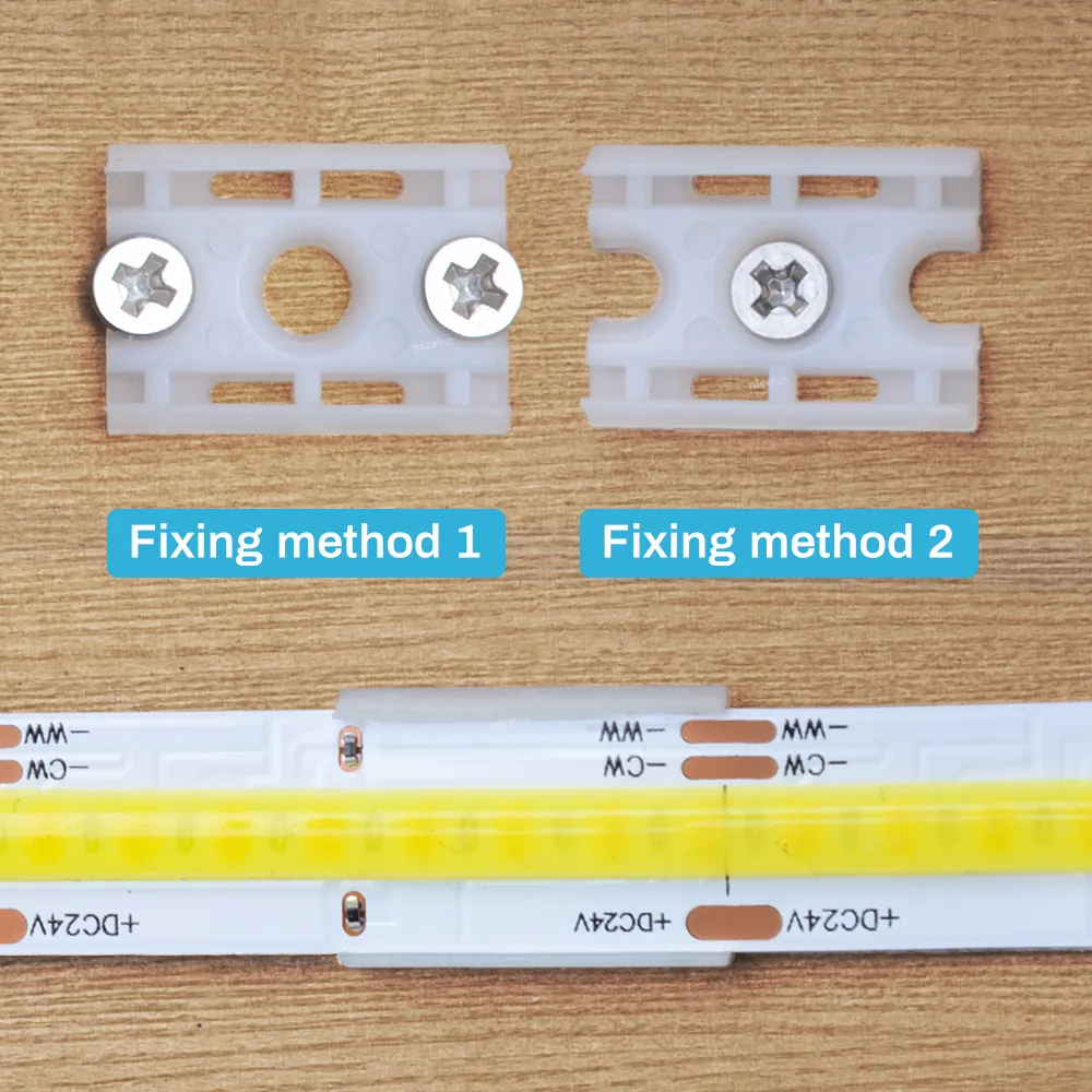 DHgate.com:50 Pack LED Light Strip Connector Clips, 10mm COB SMD Tube ...