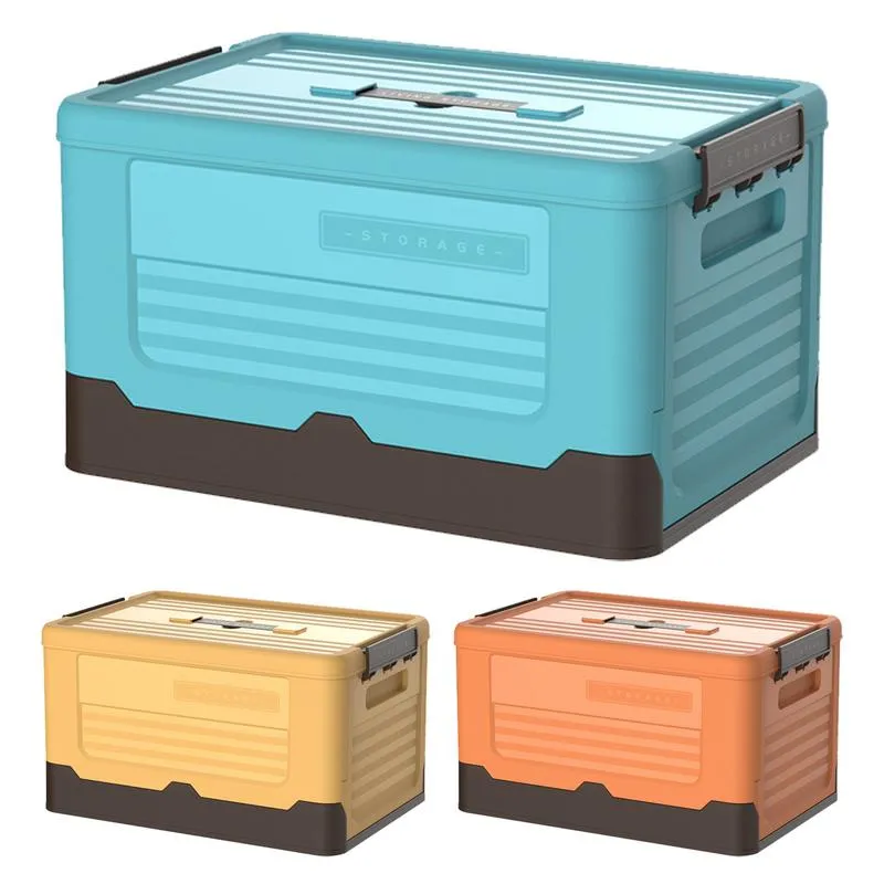 Collapsible Stackable Portable Storage Units Bin With Lid Ideal For ...