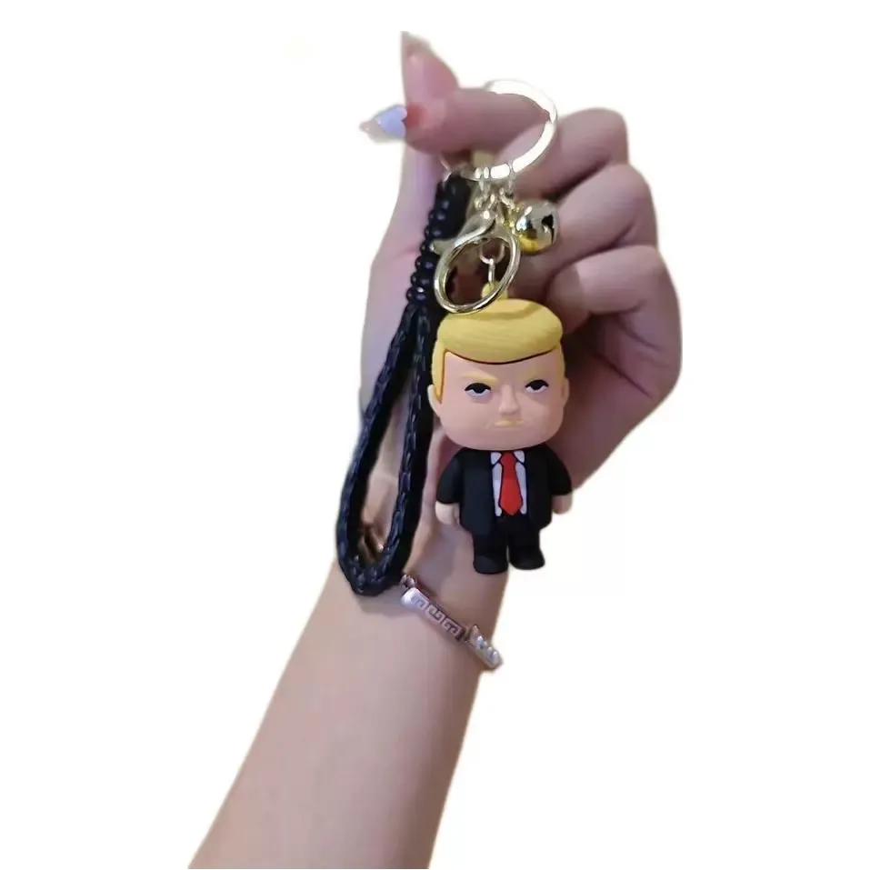 Trump Keychain - Mini Cute US President Keyring for Backpacks and Bags ...