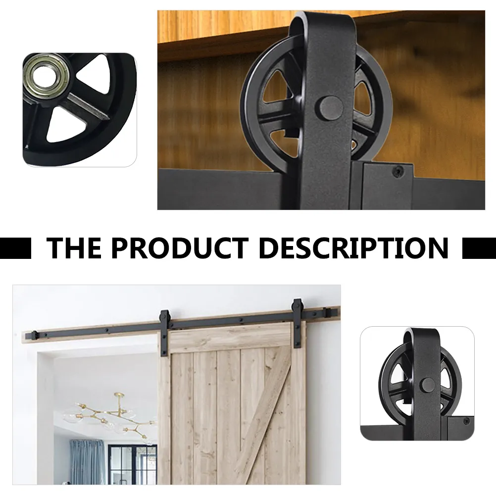 Thick And Wear Resistant Sliding Door Post Track And Trace Barn Pulley ...