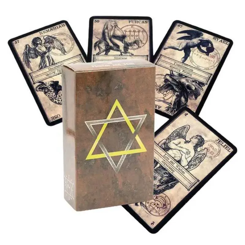 Oracle Cards Of Heaven And Hell Standard Tarot Deck For Witchcraft ...