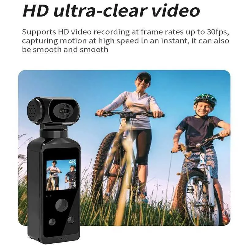 4K HD Action Camera: 270° Rotating, Waterproof, WiFi, Microphone ...