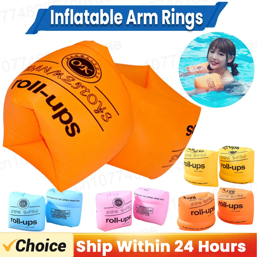 Arm Swimming Rings for Toddlers, Kids Swim Arm Floaties, Inflatable Arm ...