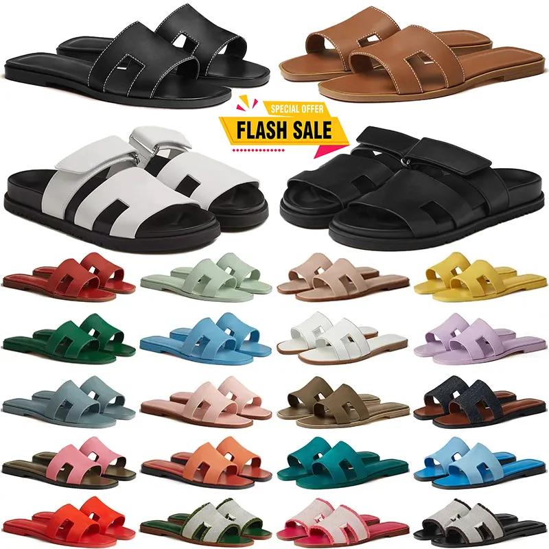 With Box Designer Slides Slippers Clogs Sandals Luxury Women Slider ...