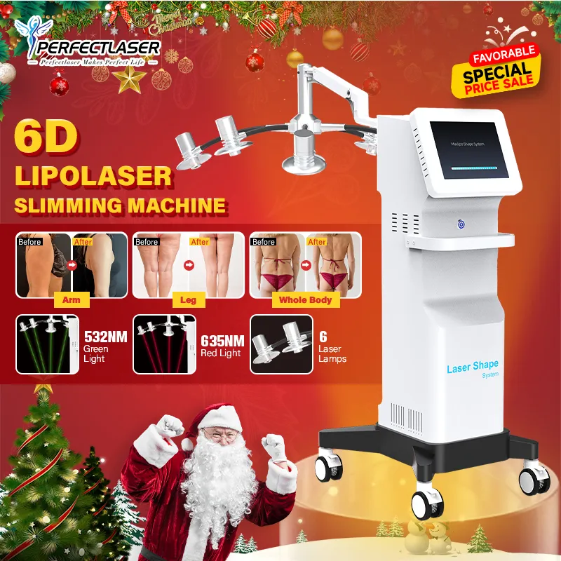 6D Laser Fat Removal Machine - Body Slimming & Cellulite Reduction ...