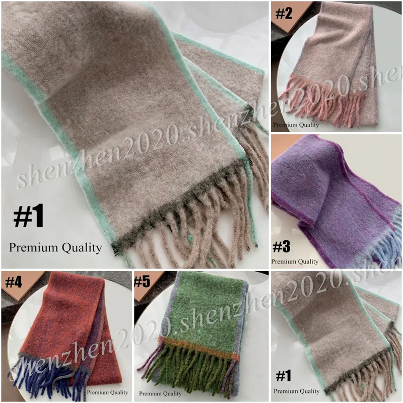 Premium Version Fashion Colorful Scarf Women's Scarves Gifts For Xmas ...