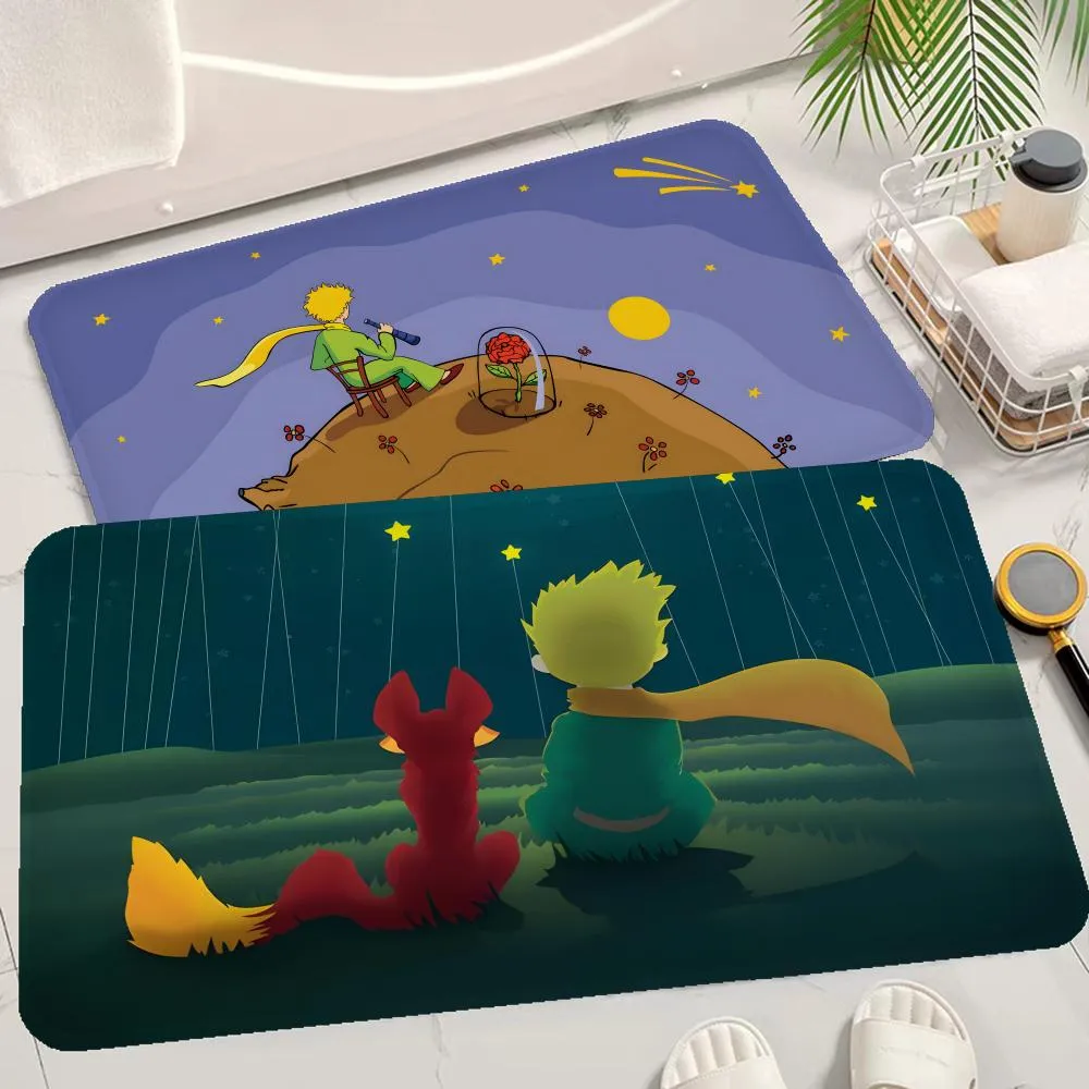 Amine The Little Prince Floor Play Mat Non-Slip Retro Rug for Living ...