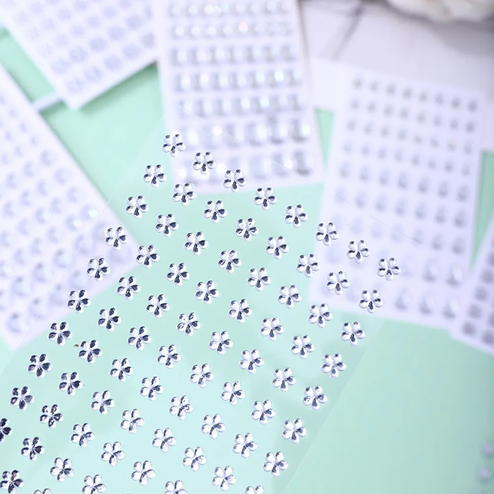 Bling Stickers Face Gems Rhinestone Headpiece Self Adhesive Crystal ...