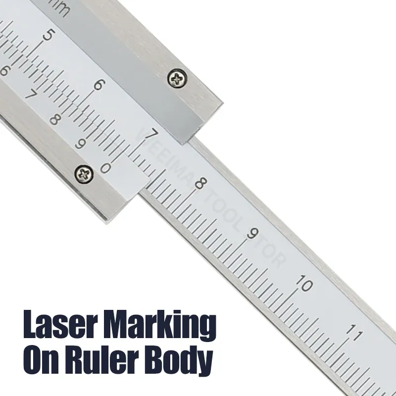 Vernier Caliper Precision Metal Tape And Steel Depth Gauge For ...