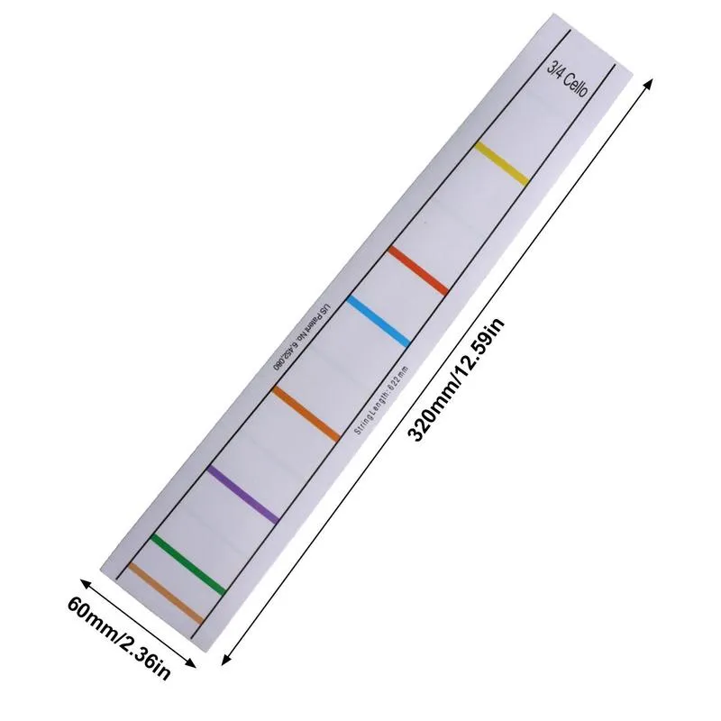 DHgate.com:Adhesive Cello Fingerboard Sticker Label for Beginners ...