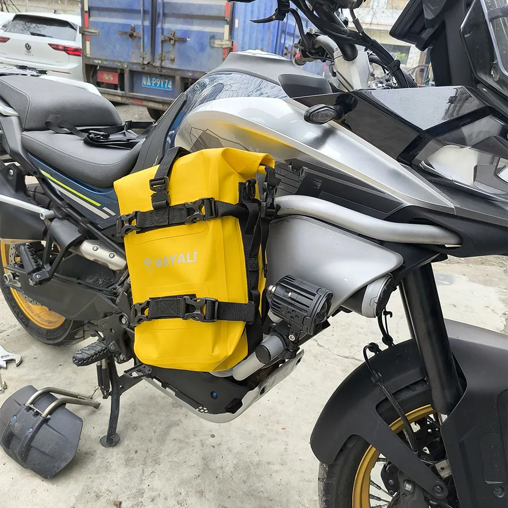 Motorcycle Bumper Frame Crash Bars Bag Bag Repair Tool Placement Bag ...