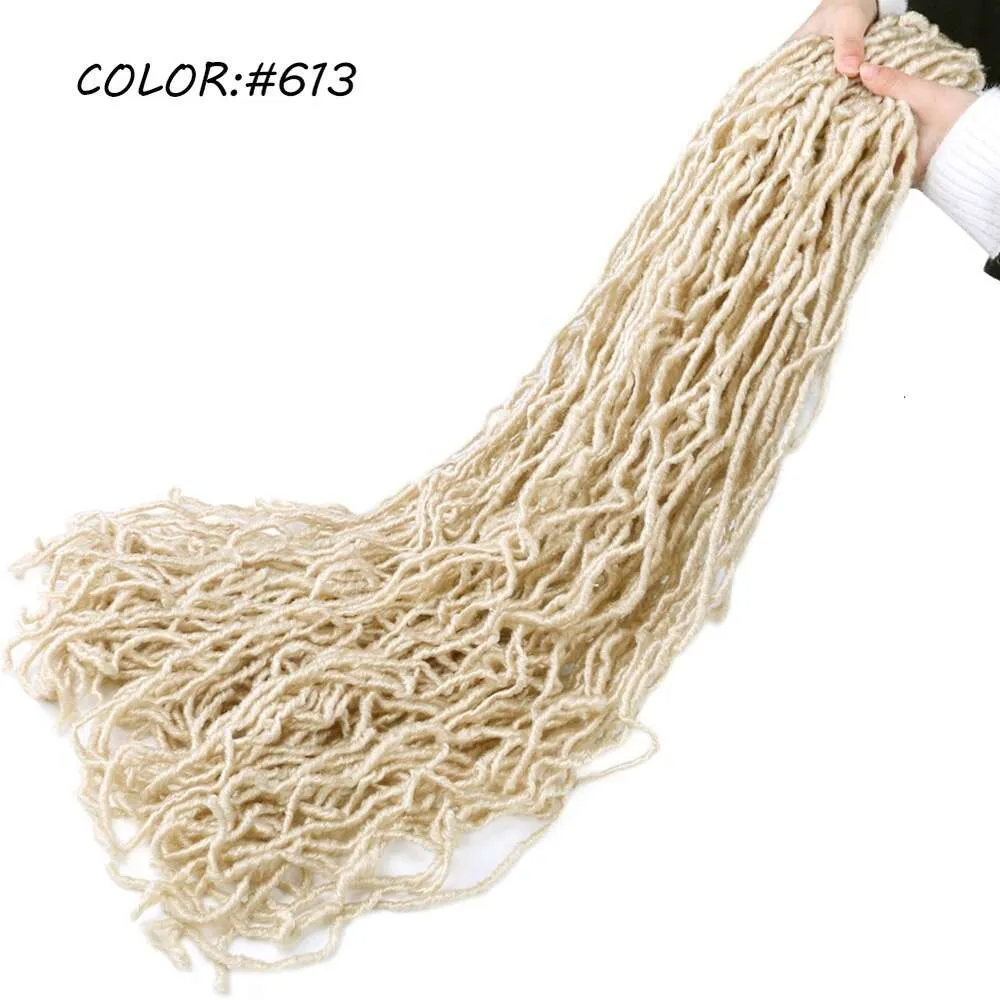 Soft Locs Crochet Braids Mbmei Faux Curly Wave Pre Looped African Locks ...