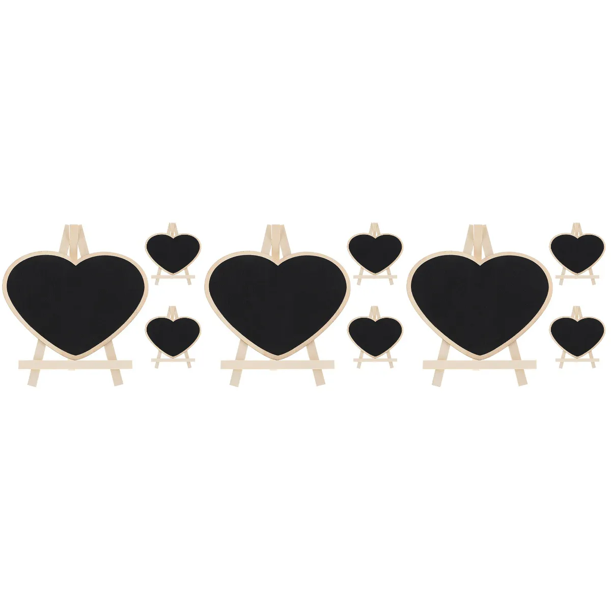 DHgate.com:Mini Black Chalkboard Set: 9 Pcs Freestanding Small ...