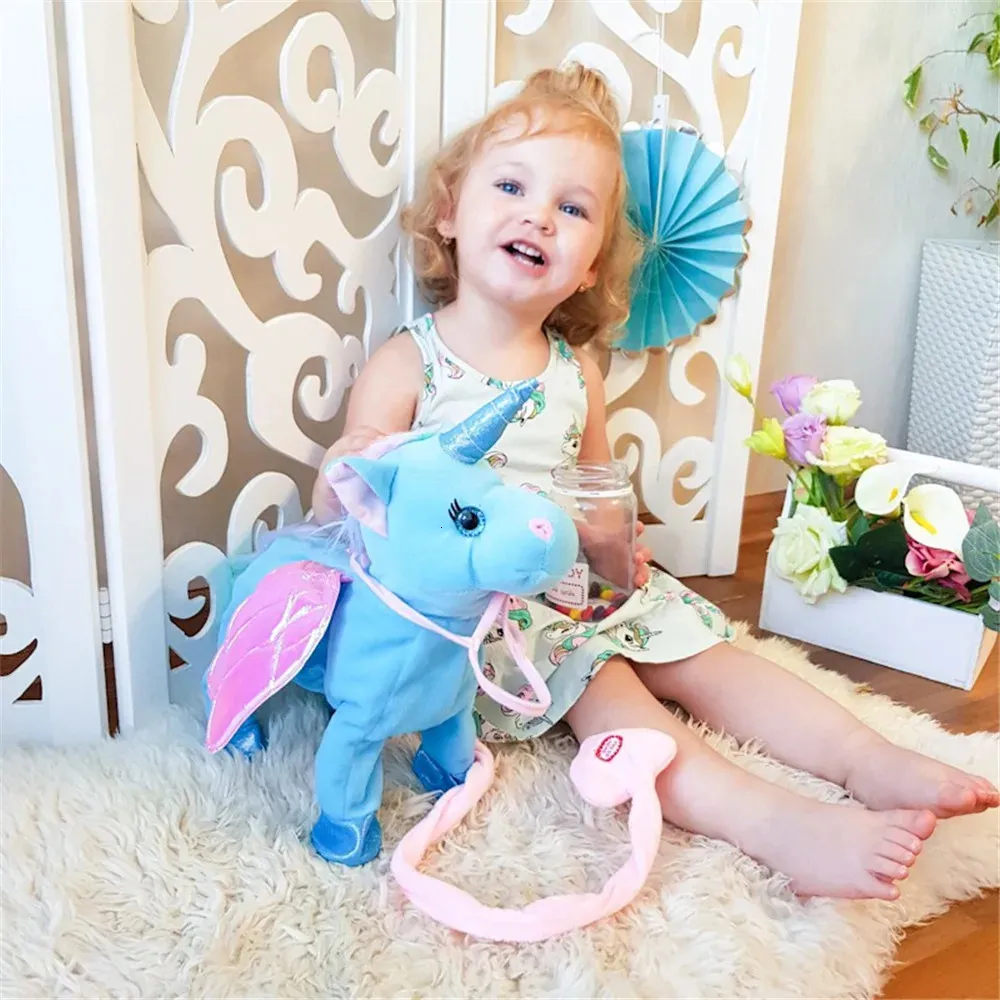 Musical Electric Walking Unicorn Unicorn Soft Toy Perfect Christmas ...