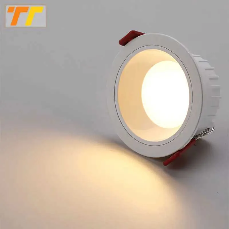 Dimmable LED Downlights: 220V Recessed Anti Glare Ceiling Spot Lights ...