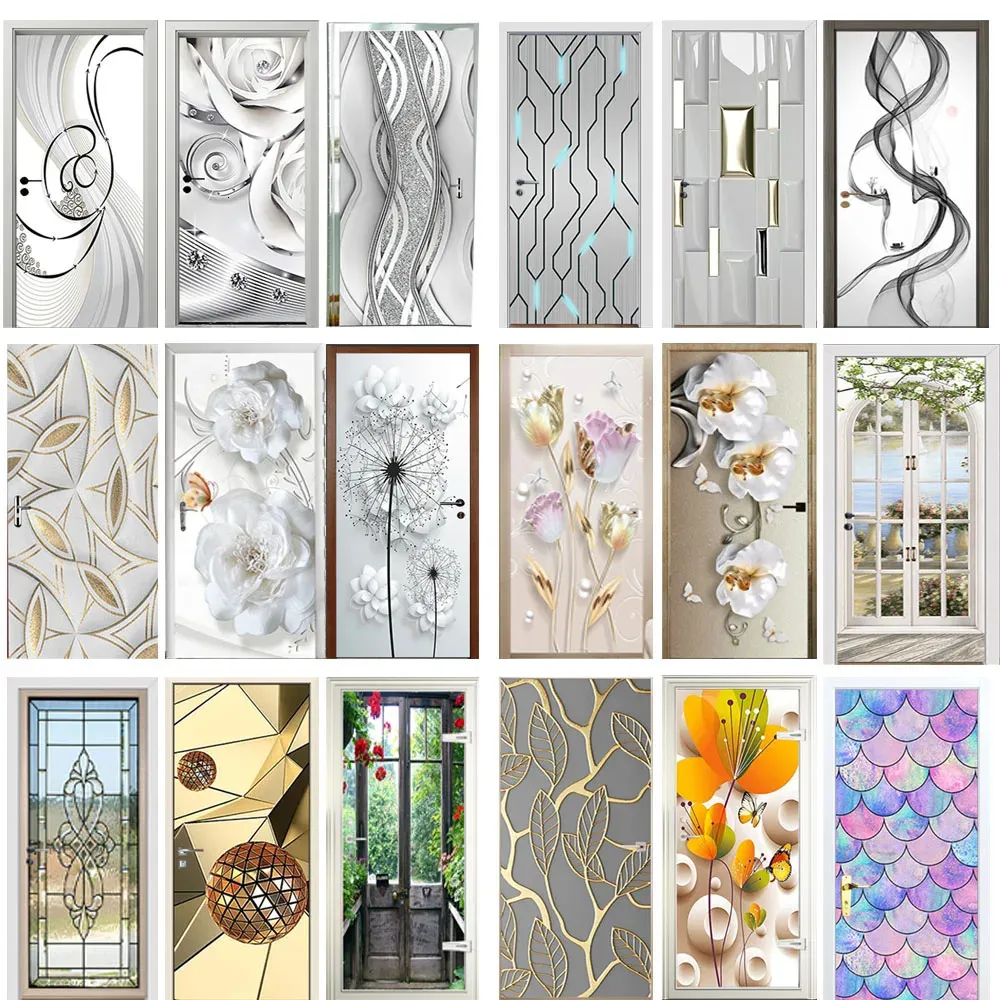 Shower Wall Stickers, Waterproof Self Adhesive Wallpaper Geometric ...