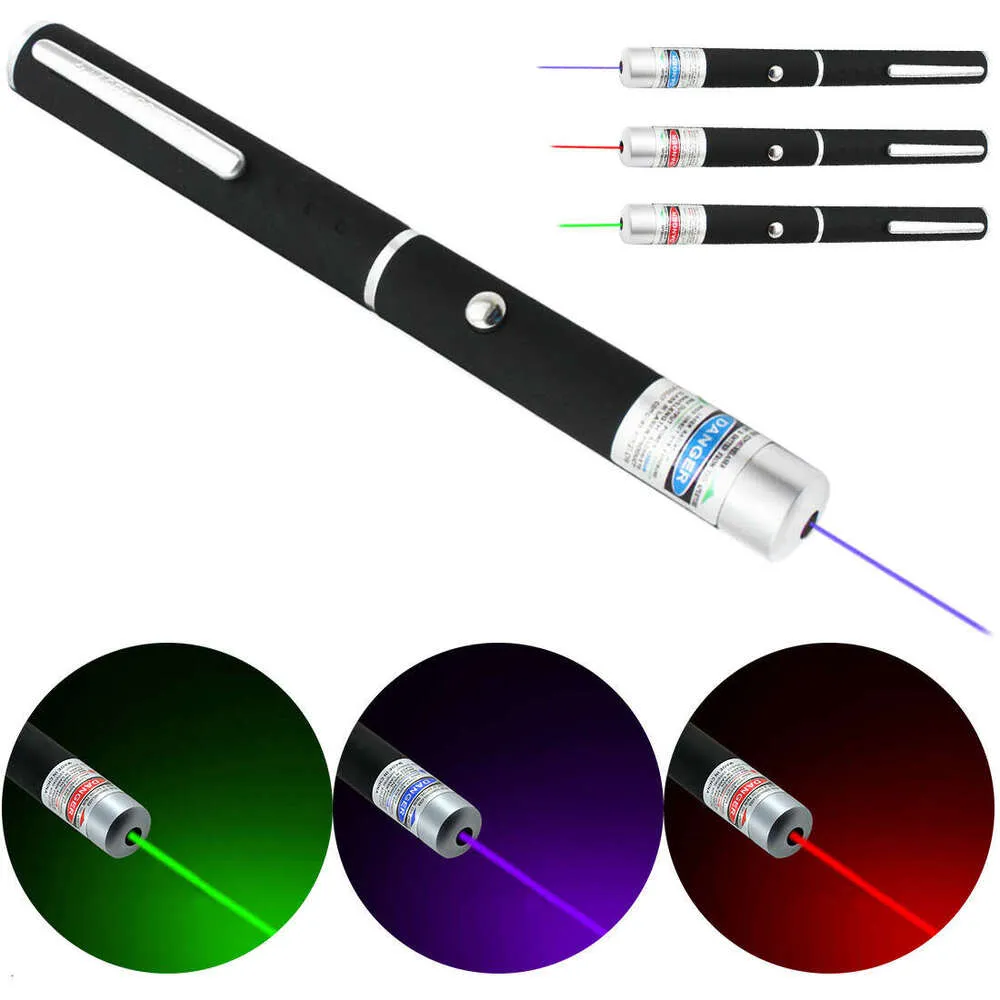 Red 5mW Green Blue Purple Laser Pointer Pen Three Color Laser Pen For ...