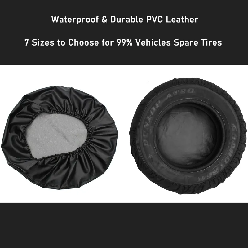 All-Weather Polyester Auto Spare Tire Cover Waterproof UV Protector ...