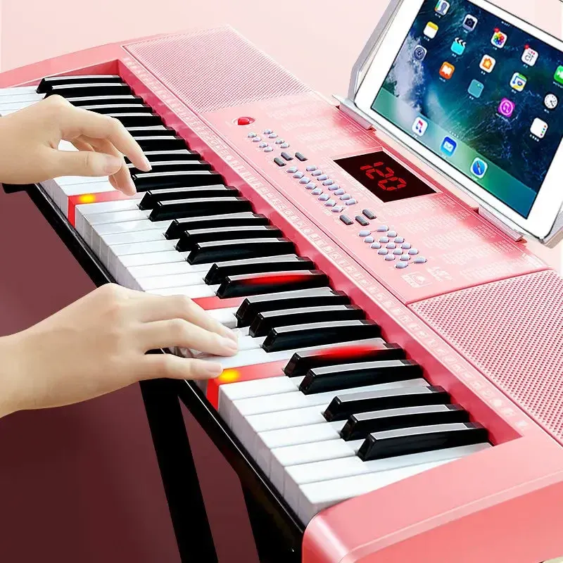 Electronic Music Keyboard Piano 61 Keys Portable Digital Piano Keyboard ...