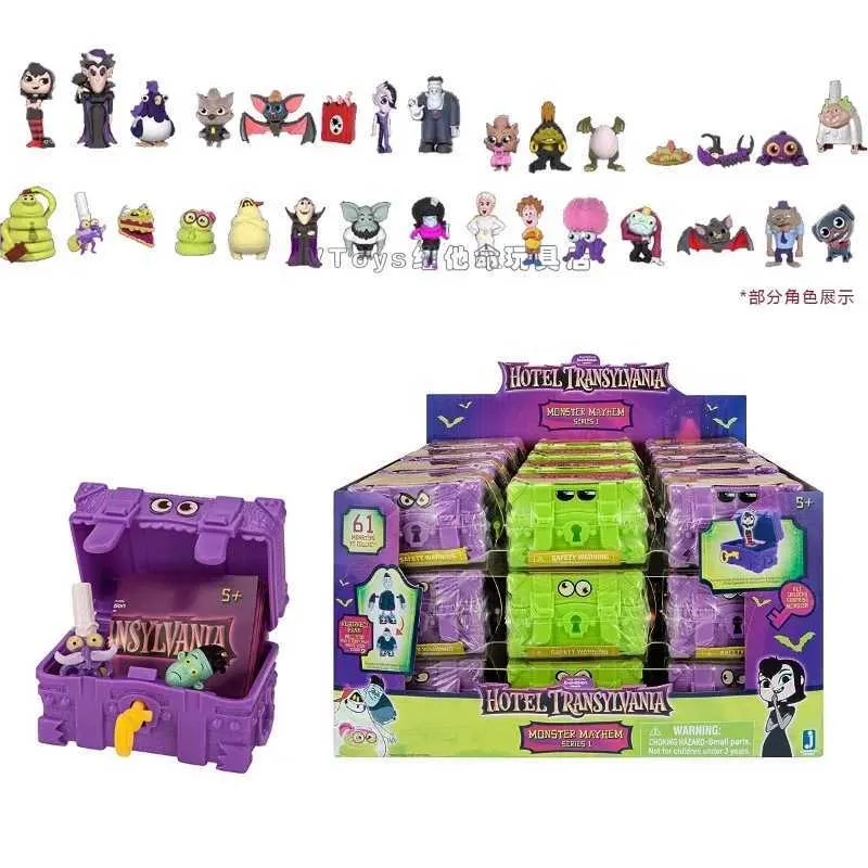 Hotel Transylvania Toys Mystery Box Mavis & Dracula Figures Blind Box ...