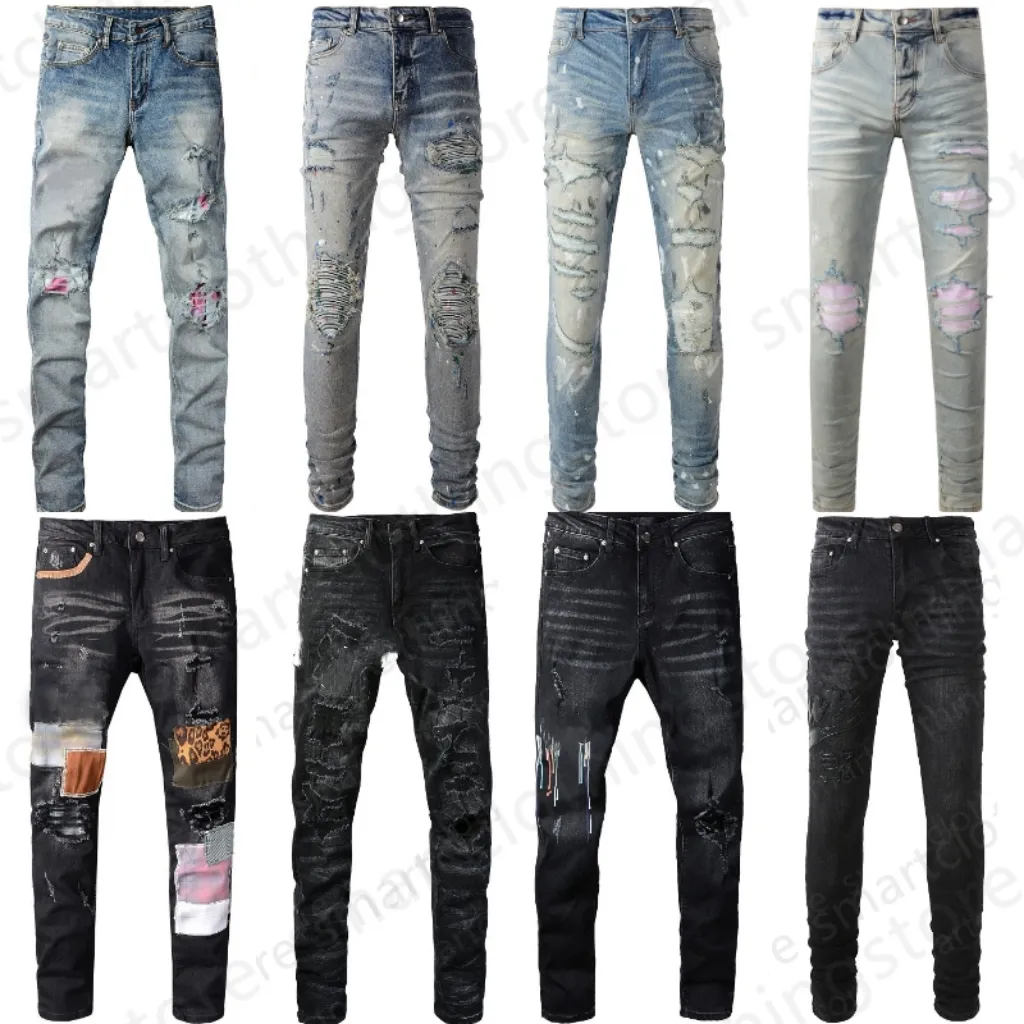 Stylish Men's Designer Black Mens Designer Jeans High Quality ...