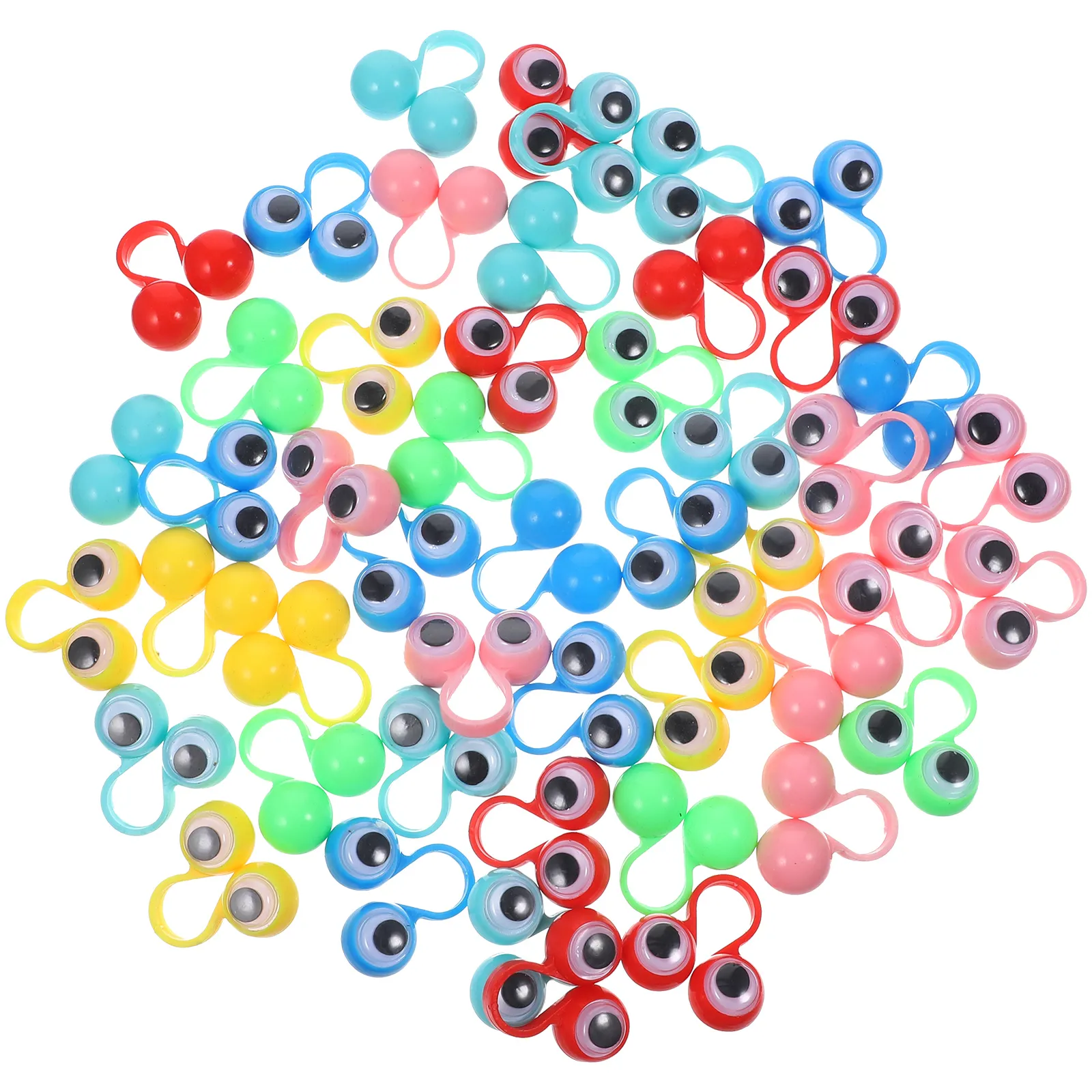 Eyeball Finger Puppet Rings Eye Finger Toys Kids Party Favors Party ...