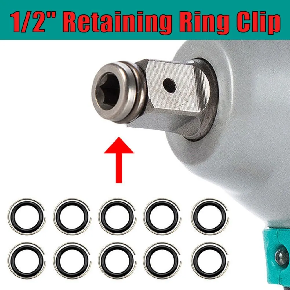 1/2 Retaining Ring O-Ring Clip Retaining Drive Socket Circlip Snap Ring ...